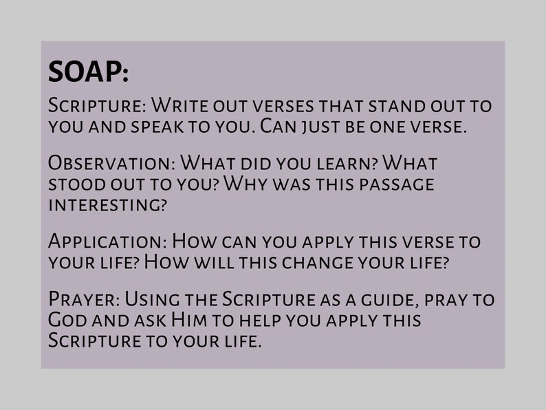 Bible Study Printable, SOAP Bible Study, Bible Study Worksheet ...