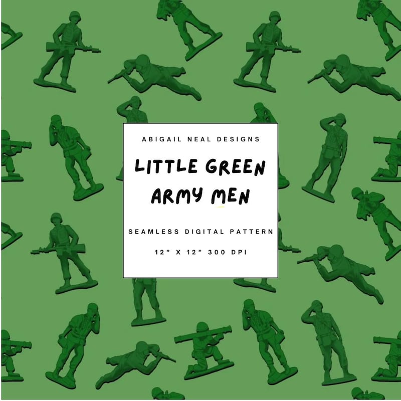 Green Army Men - Etsy