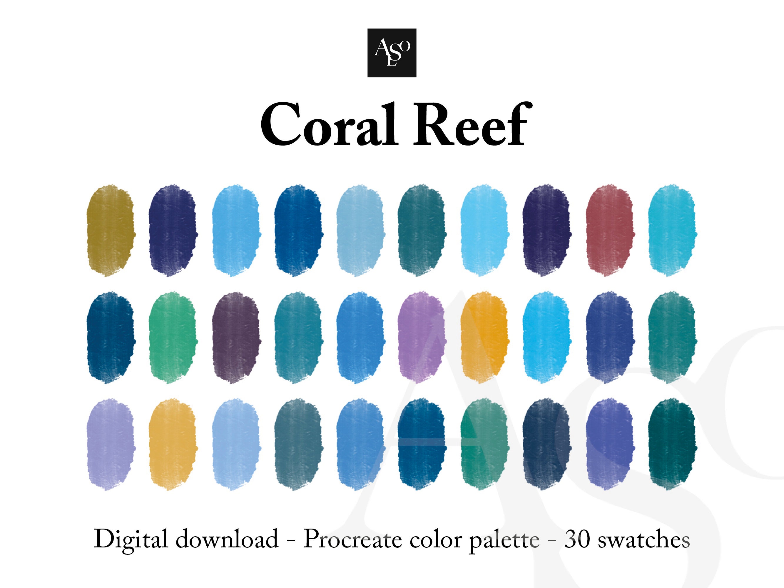 Coral Reef Color Swatch