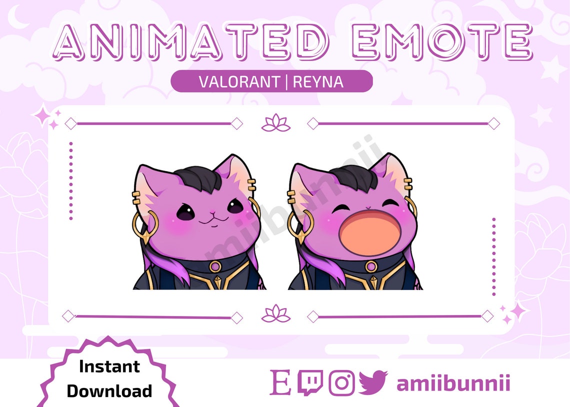 Animated Reyna Popcat Ready to Use Valorant Twitch/discord - Etsy