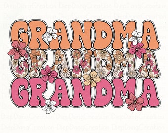 Mother's Day Png Grandma Png Nana Clipart Transparent - Etsy