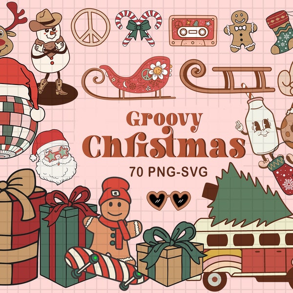 Retro Christmas - Etsy