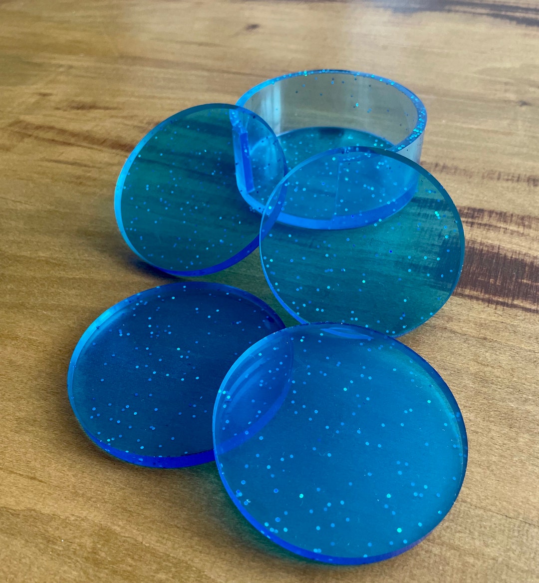 Epoxy Resin Coaster, Epoxy Resin Coaster Set, Epoxy Coaster Round - Etsy