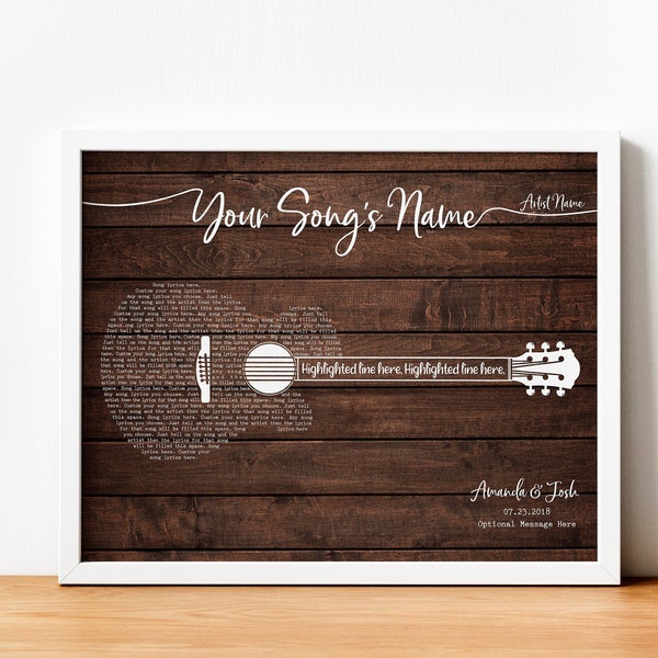 Guitar Print - Etsy