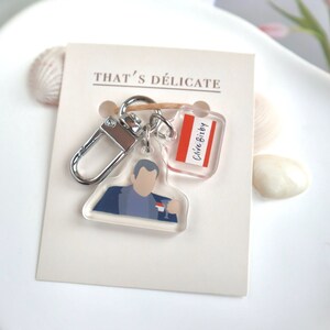 Modern Family Keychain: Phil & Claire Acrylic Keyring - Etsy