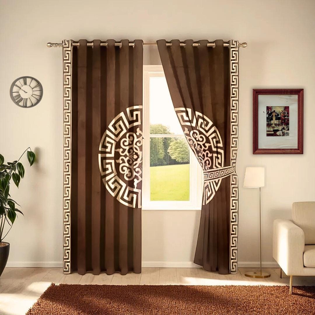 Custom Velvet Laser Cut Curtains for Elegant Home Decor, Extra Long ...