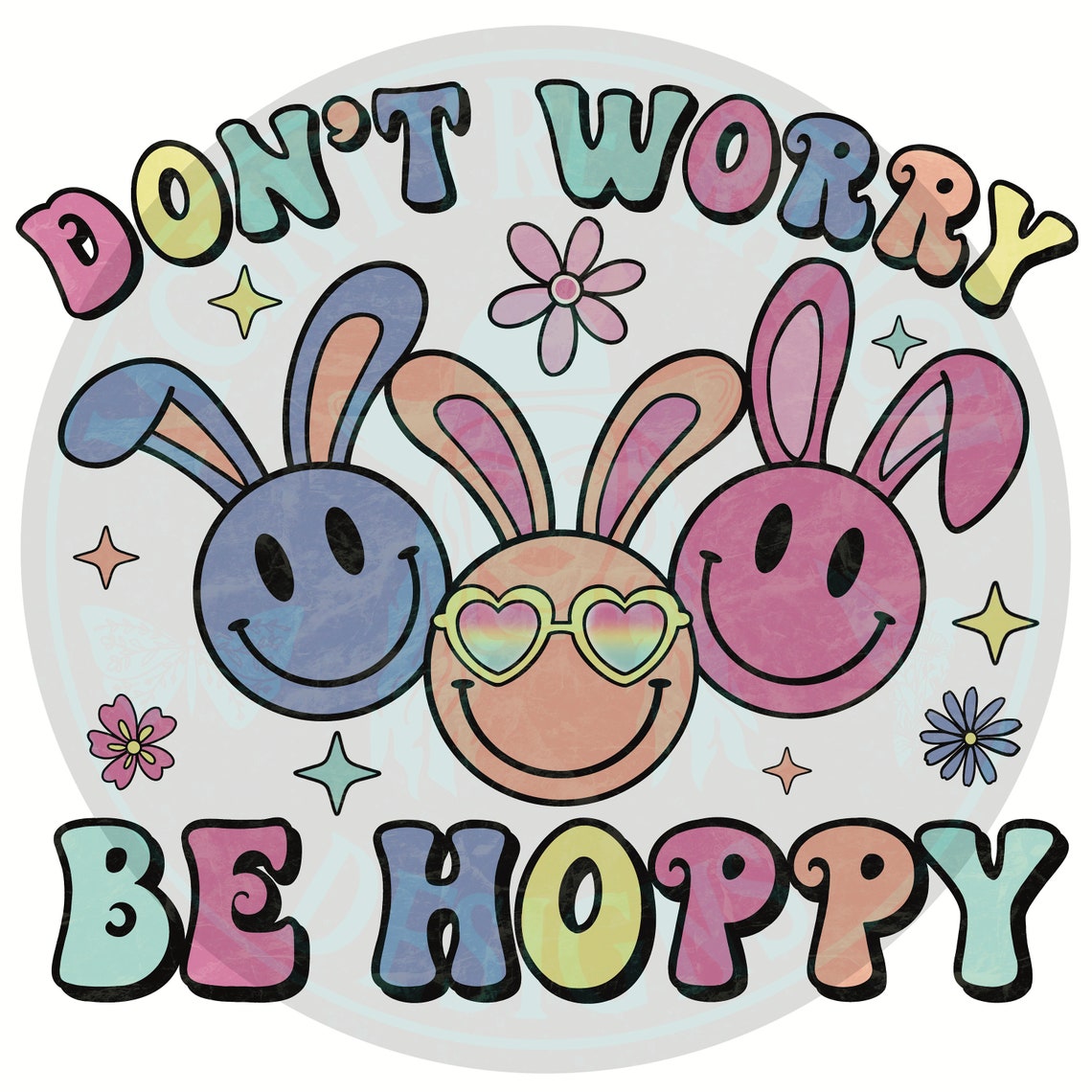 Don’t Worry Be Hoppy Easter Download | PNG | Instant Download - Etsy
