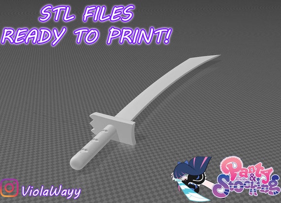 Stocking Sword STRIPES STOCKING SWORD | 3D Printed Kit Etsy