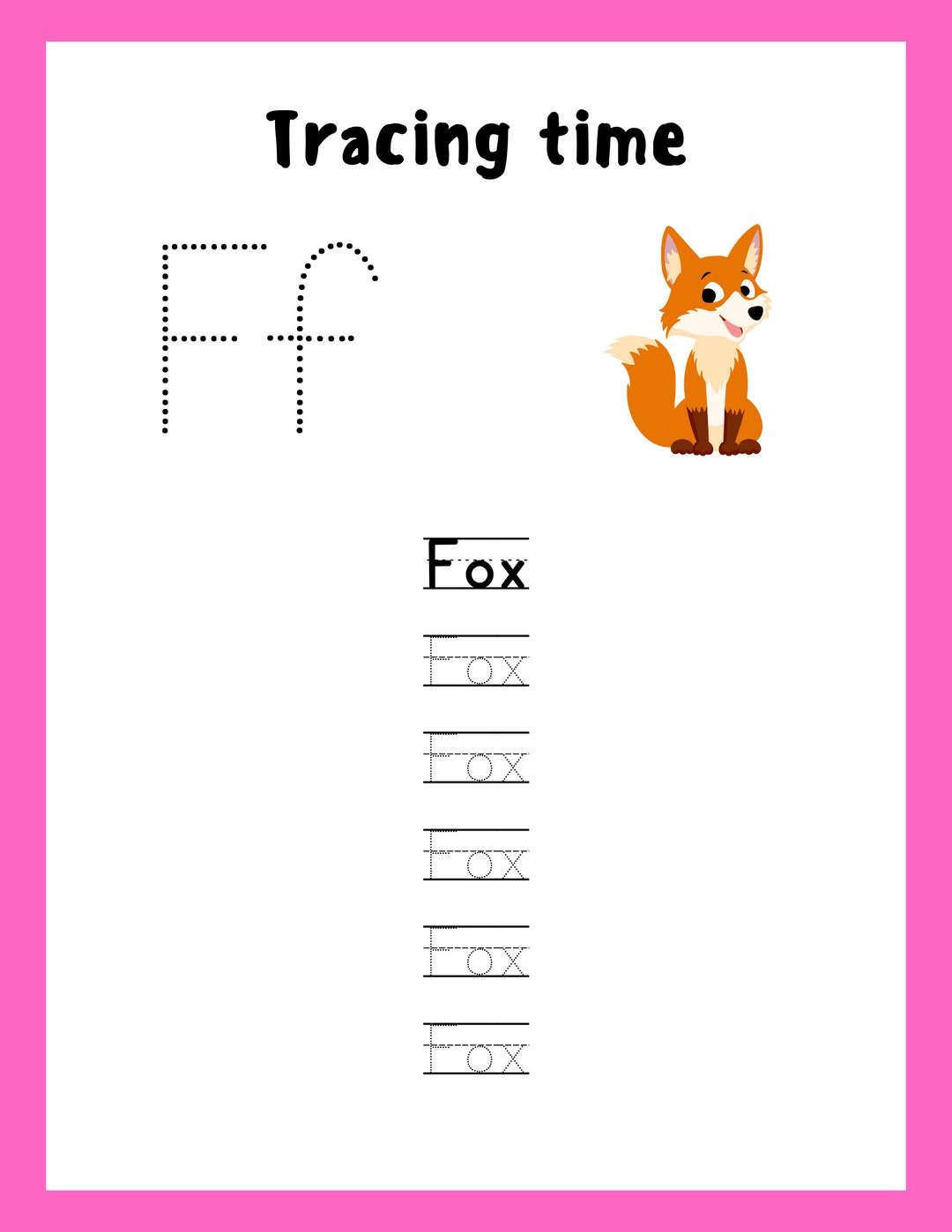 Kids Learning Pages - Etsy