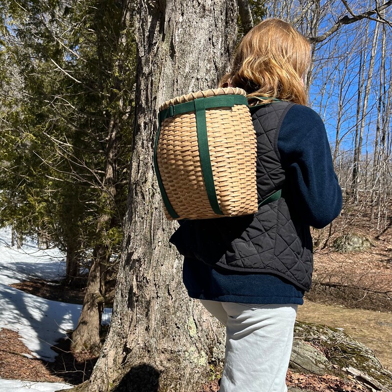 Basket Backpack - Etsy
