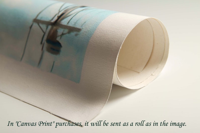 Blue Theme and Cloud / Modern Painting / Canvas Wall Art / - Etsy