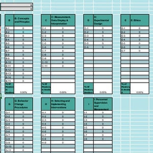 BCBA Task List Competency Tracking - Etsy