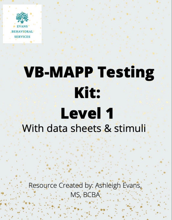 VB-MAPP Kit: Level 1 Digital - Etsy