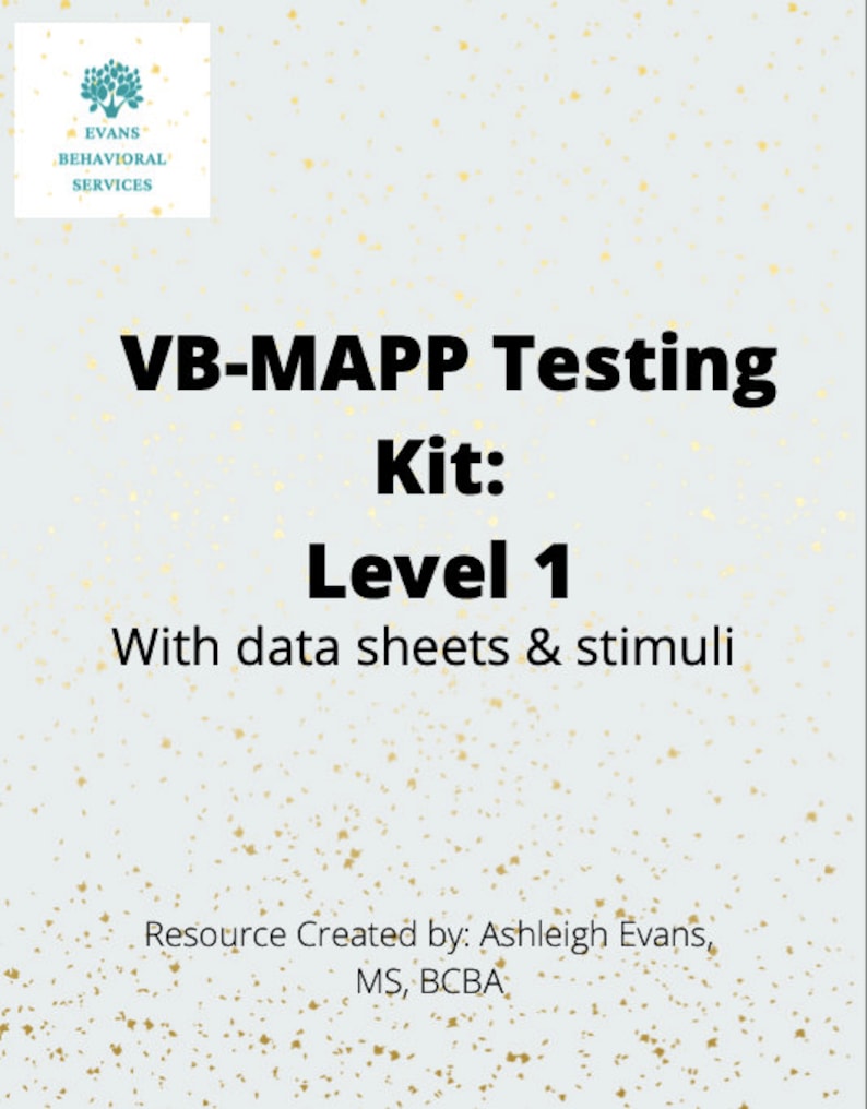 VB-MAPP Kit: Level 1 Digital - Etsy