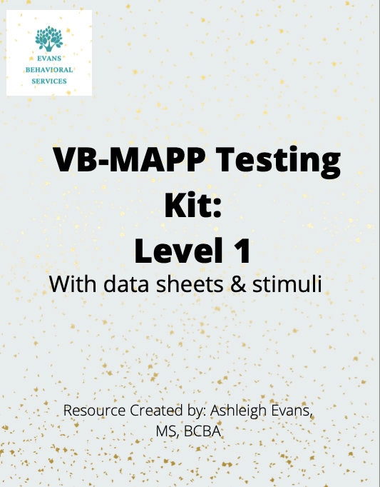 VB-MAPP Kit: Level 1 Digital - Etsy
