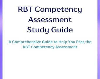 RBT Competency Assessment Study Guide | 2nd Edition Task List ...
