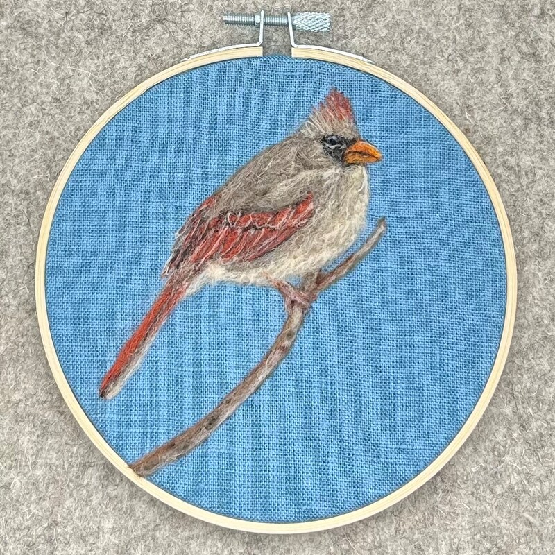 Needle Felt Cardinal - Etsy