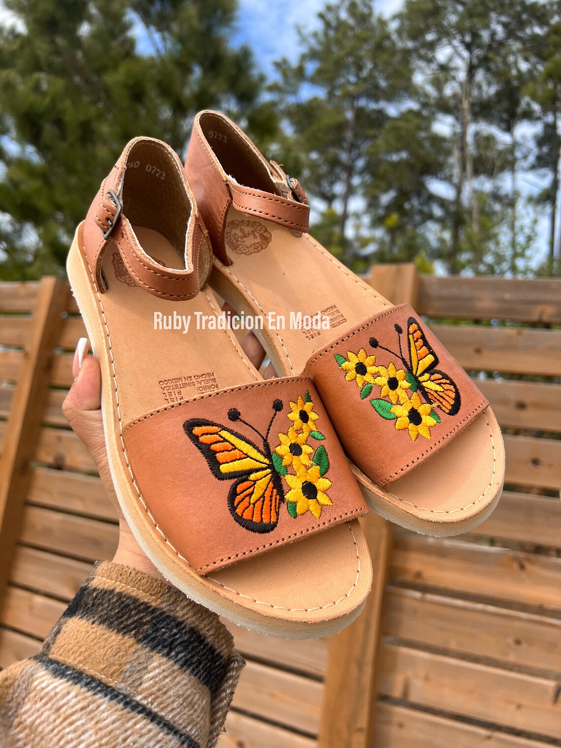 Monarca Sandalssunflower Huaraches Mariposa Huaraches Butterfly ...