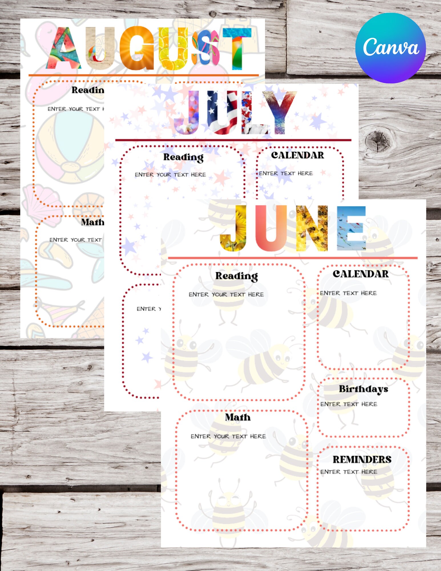 Editable Class Newsletter Template Ultimate Set - 13 Designs! 8.5x11 ...