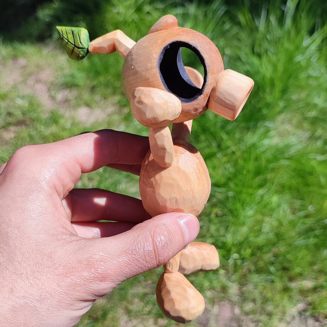 WOODMAN - Handcarved Wooden Character From Hilda - Etsy