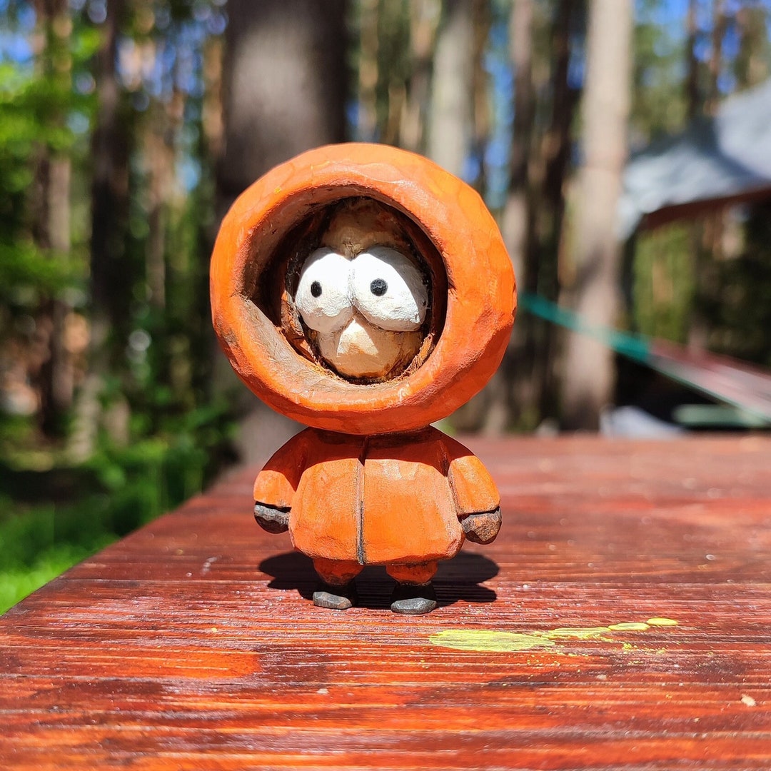 Kenny No. 2 (wood Carving Inspired by South Park - Hand Carved and ...
