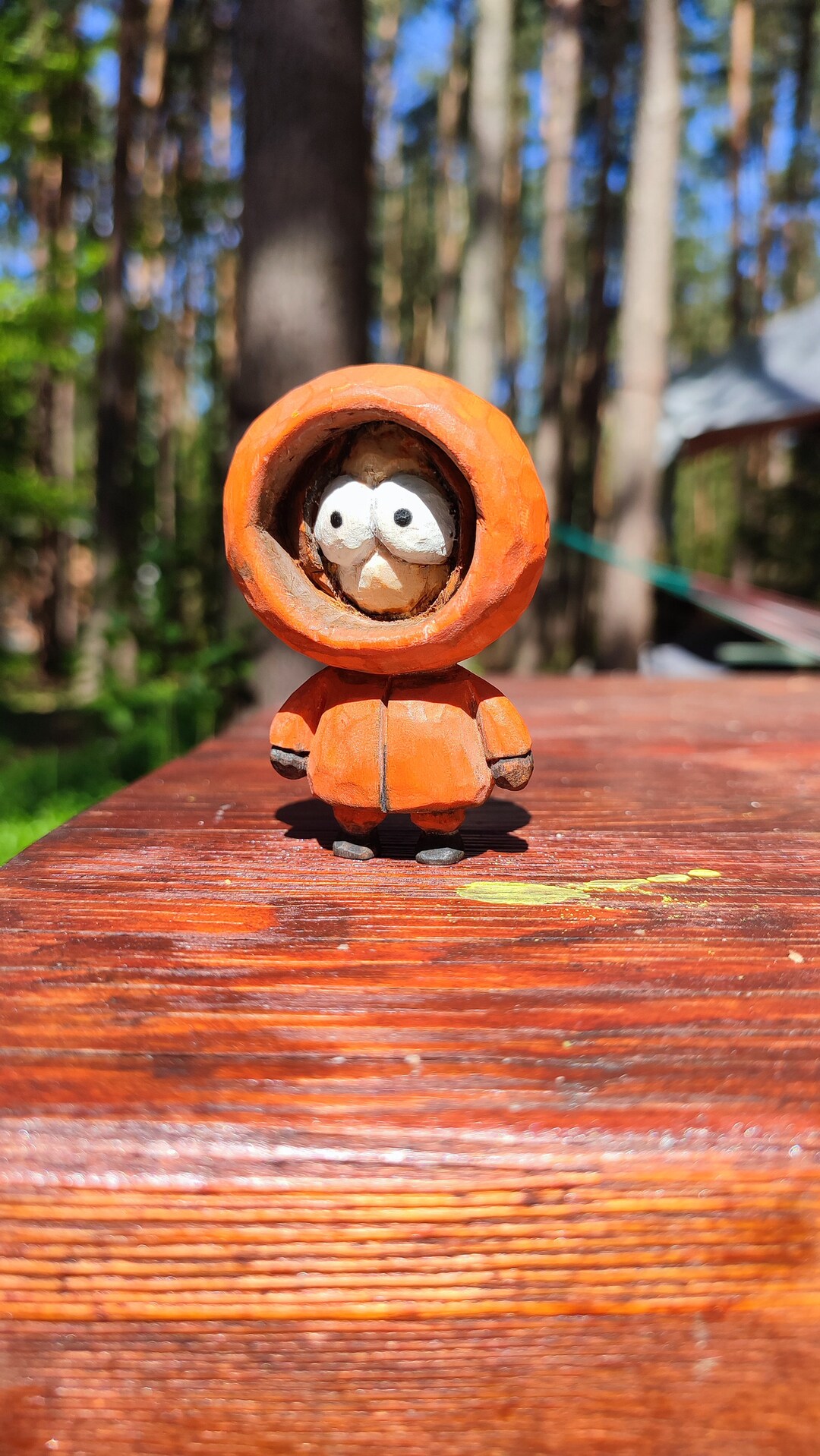 Kenny No. 2 wood Carving Inspired by South Park Hand Carved - Etsy