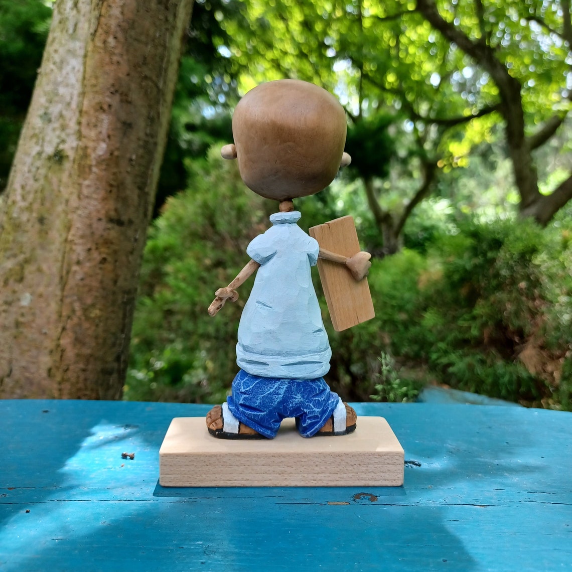 Johnny 2x4 and Plank handmade Wood Carving Inspired by Ed - Etsy