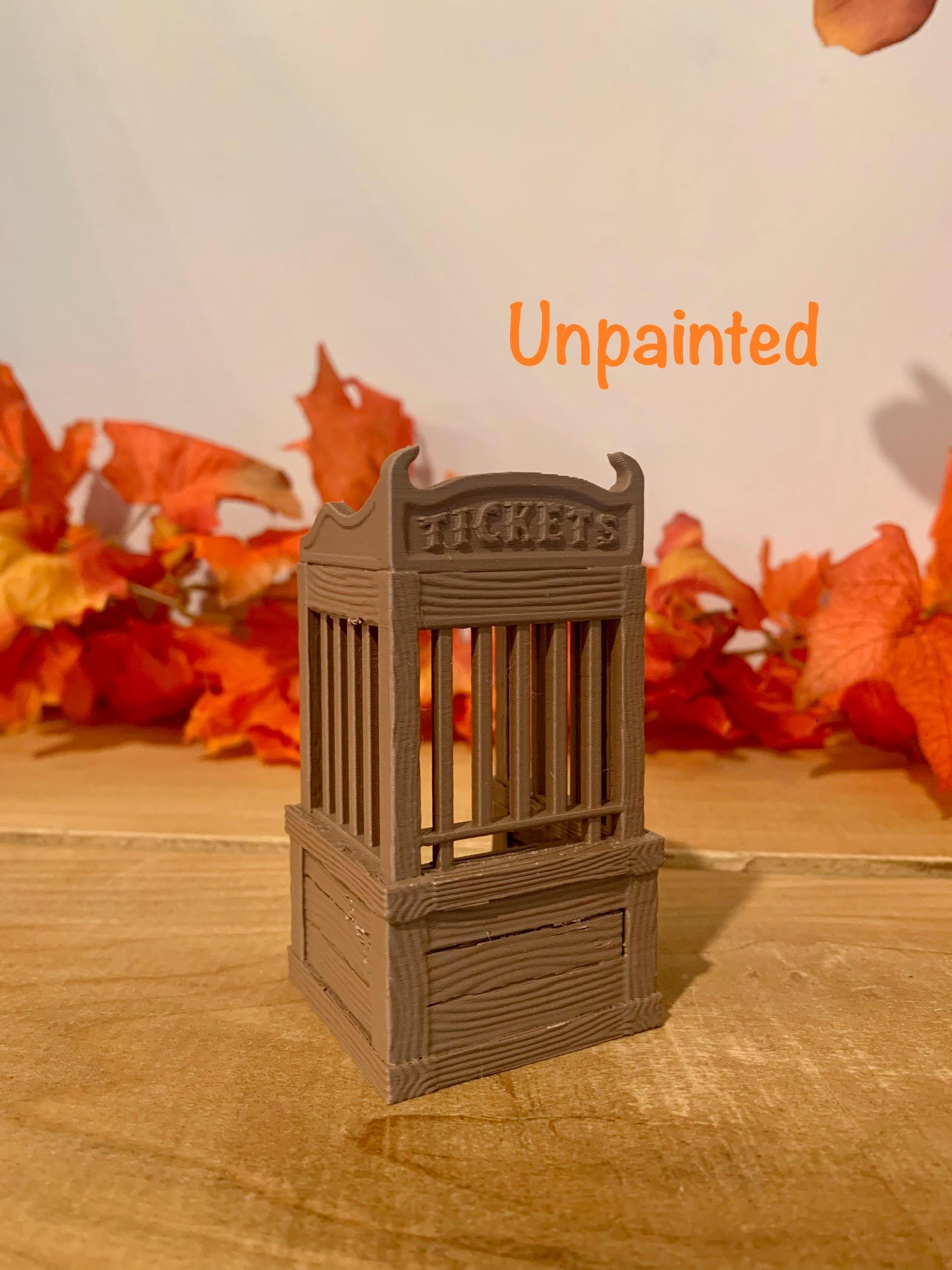 Halloween Ticket Booth for Lemax Spooky Town and Department 56 - Etsy