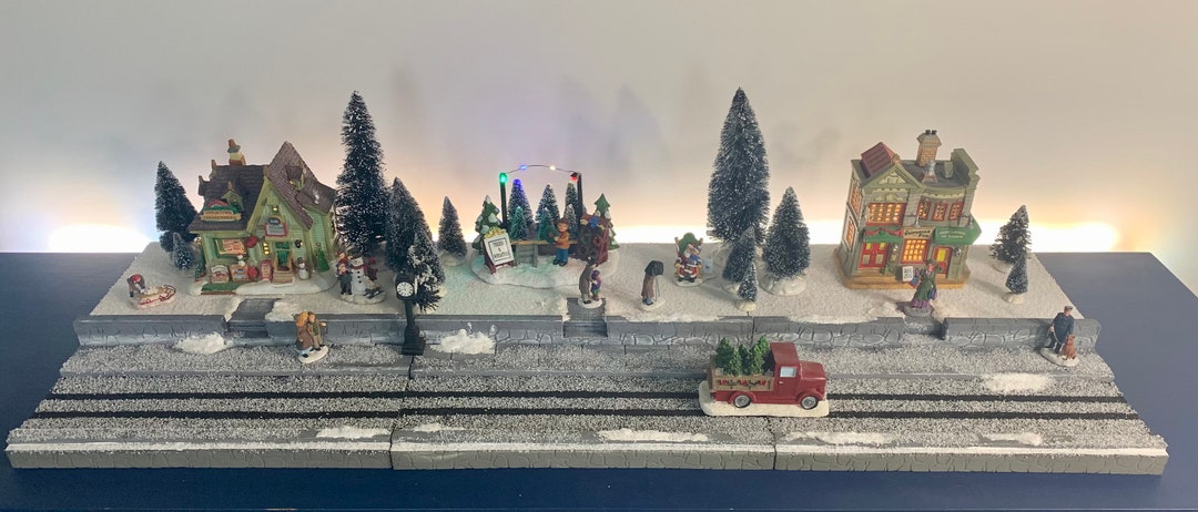 3-piece Christmas Lane Display Platform Department 56 Lemax Dickens - Etsy