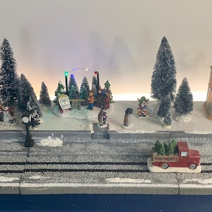 3-piece Christmas Lane Display Platform Department 56 Lemax Dickens - Etsy