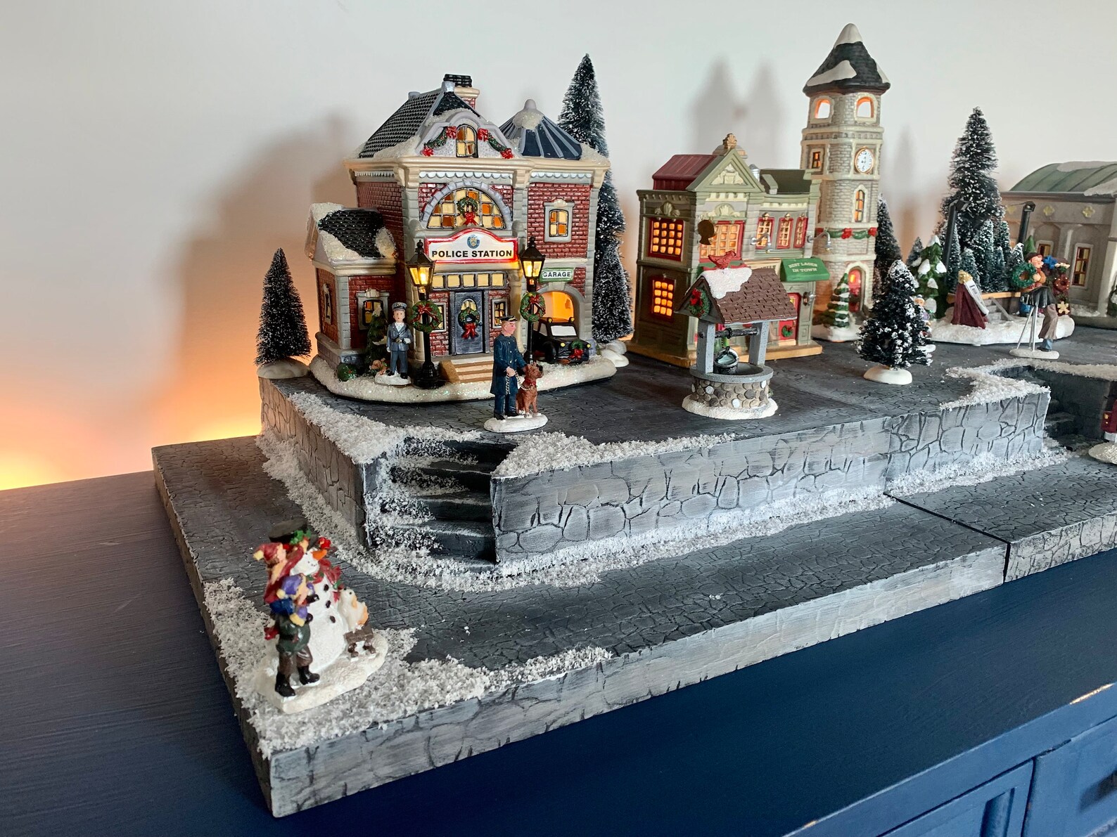 3-piece Christmas Village Display Platform Department 56 Lemax - Etsy