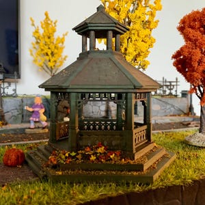 Halloween Gazebo for Lemax Spooky Town and Department 56 - Etsy