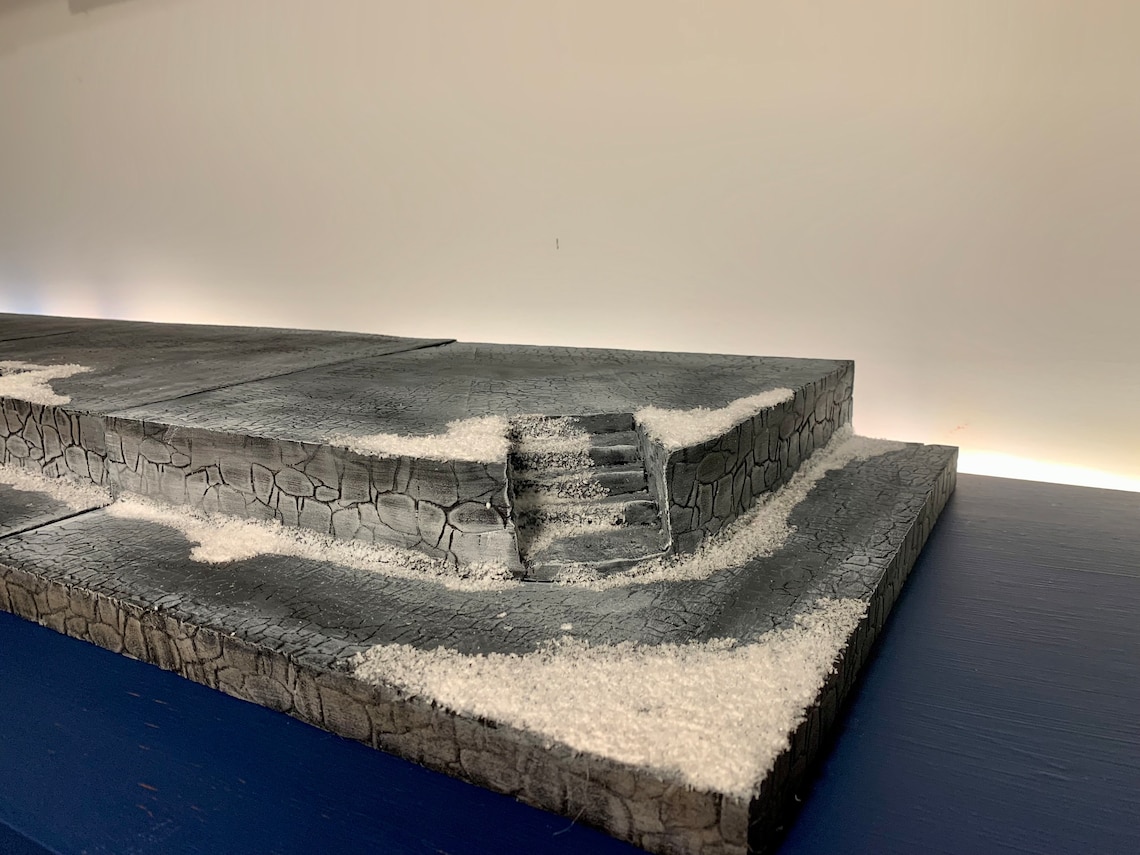 3-piece Christmas Village Display Platform Department 56 Lemax - Etsy