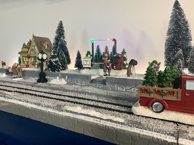 3-piece Christmas Lane Display Platform Department 56 Lemax Dickens - Etsy