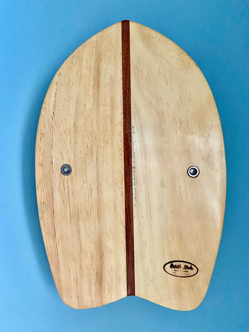 Bodysurfing Handboard - Rounded Fish With a Single Mahogany Stringer ...