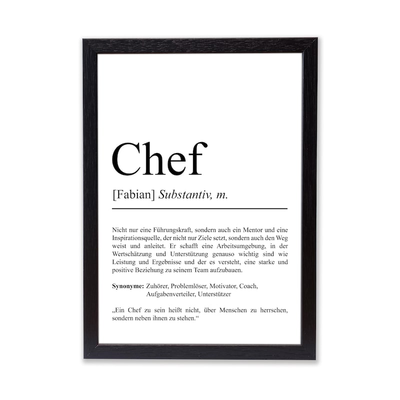 Wichtelgeschenk für den chef - Etsy.de