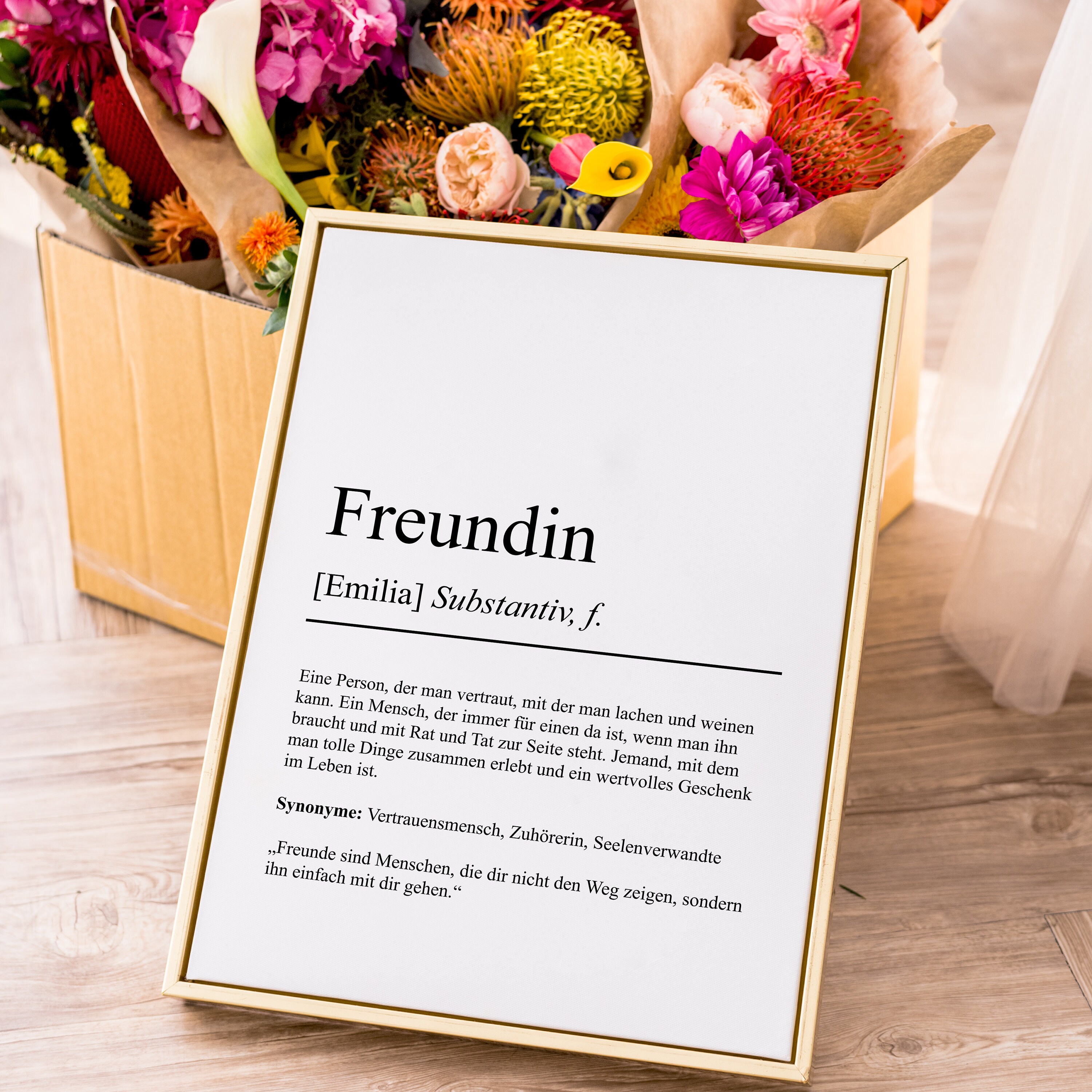 Girlfriend Definition Poster Customizable With Name Best Friend Poster ...