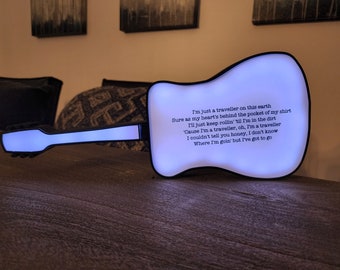 Led Guitar Lamp - Etsy