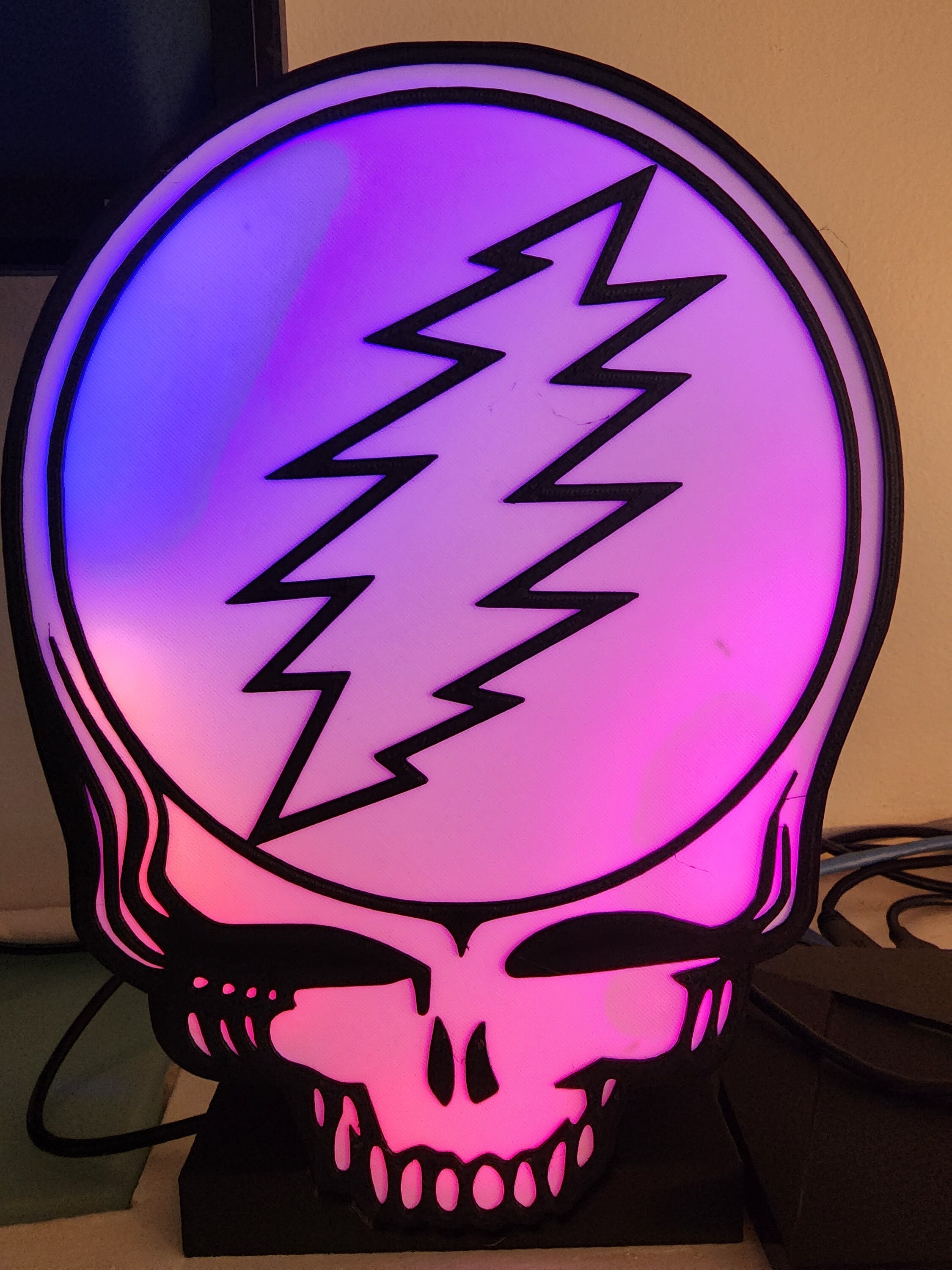 Grateful Dead Stealie LED Light - Etsy