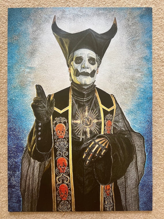 Ghost Papa Emeritus IV Print A3 - Etsy UK