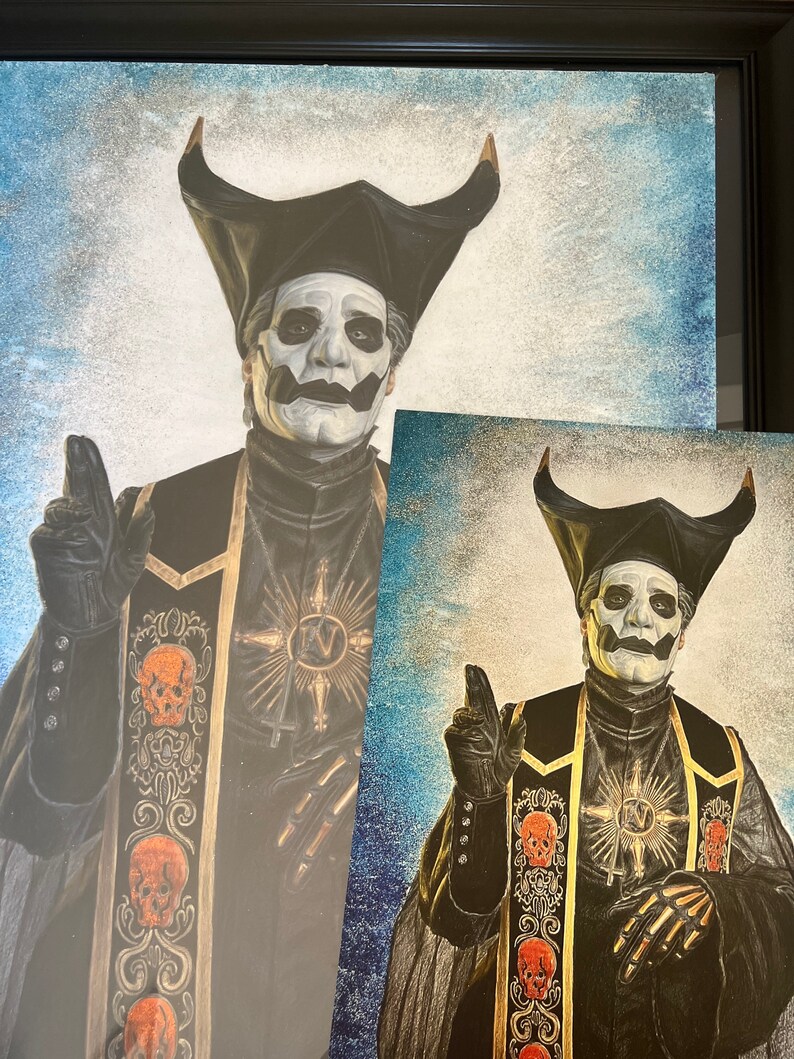 Ghost Papa Emeritus IV Print A3 - Etsy UK