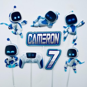 Astro Bot Cake Topper - Etsy