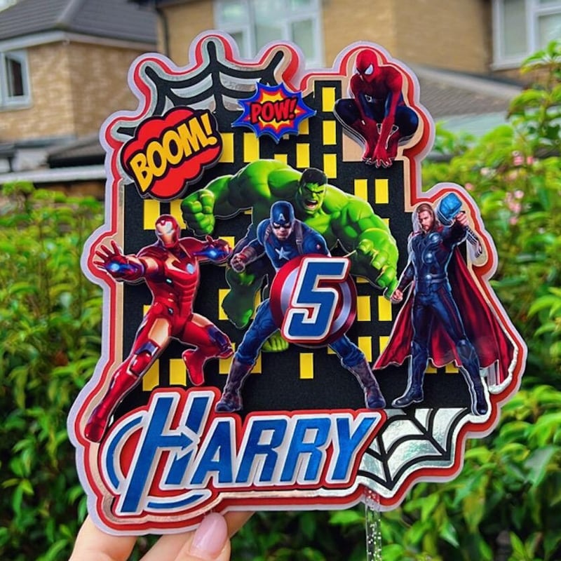 Avengers Cake Topper - Etsy