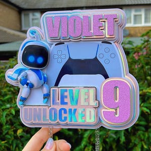 Astro Inspired 3D Birthday Cake Topper, Party Decorations, Unique ...