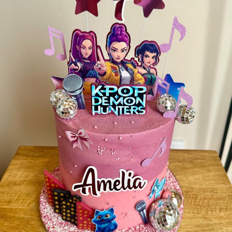 Custom 6 7 Cake Topper - Etsy UK