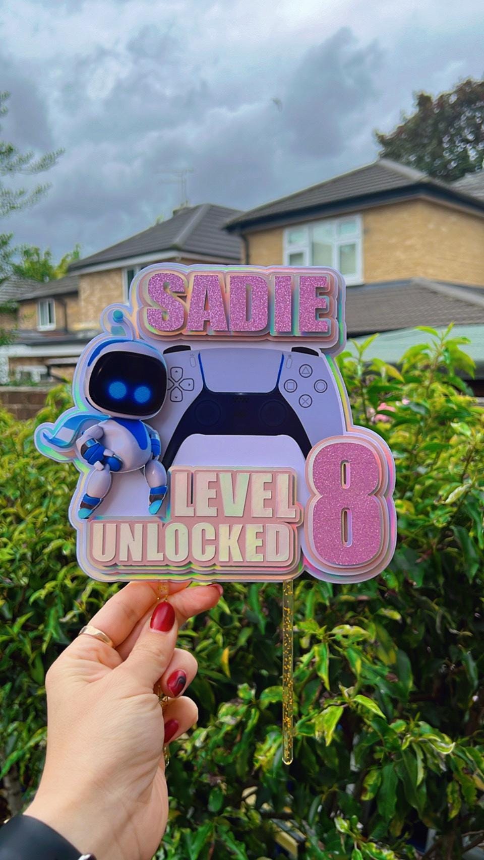 Astro Inspired 3D Birthday Cake Topper, Party Decorations, Unique ...