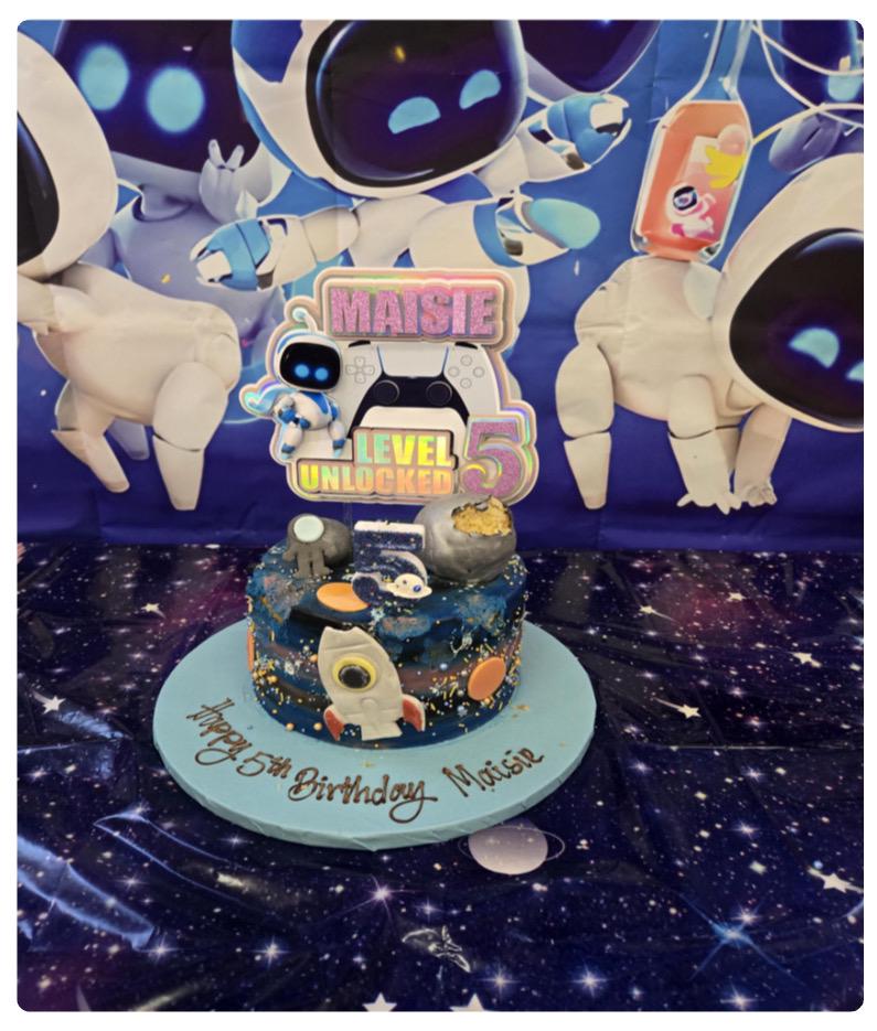 Astro Inspired 3D Birthday Cake Topper, Party Decorations, Unique ...