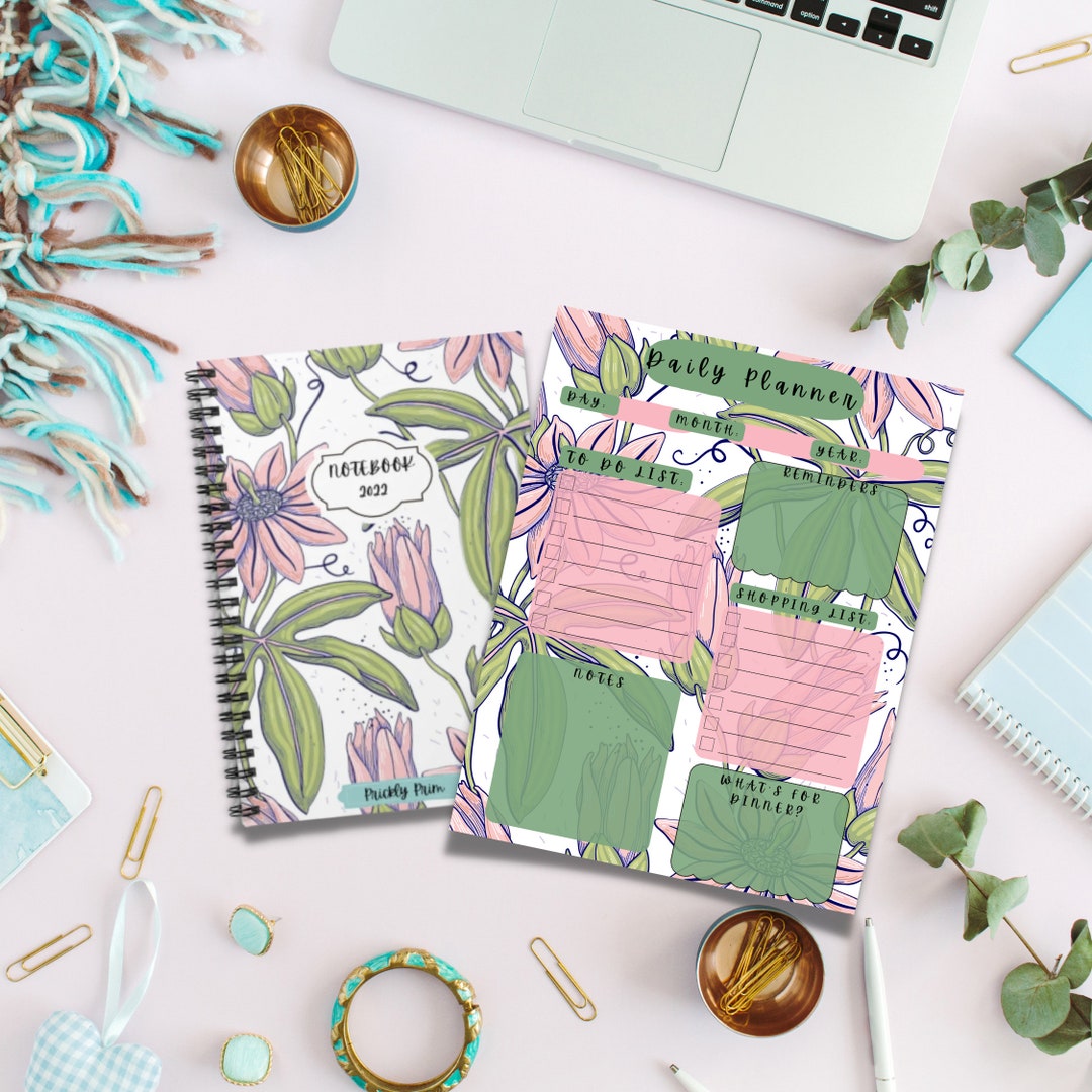 Floral Daily Planner Printable, Productivity Planner, Printable Planner ...