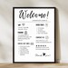 Short-term Rental Welcome Sign Template - Editable Welcome Sign ...