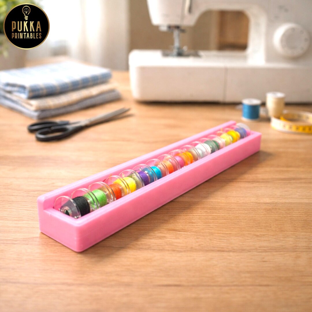 3D Printed Bobbin Holder | Sewing Room Organizer (STL File) - Etsy